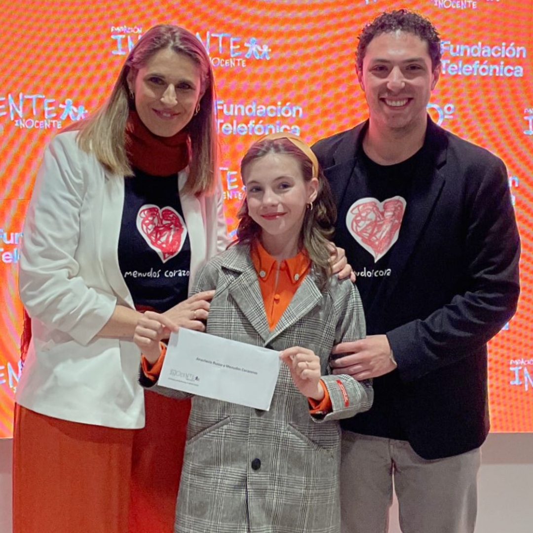 Conseguimos el Premio Inocente 2023 gracias a vuestra ayuda - Menudos Corazones
